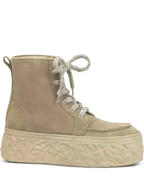 Agl Lace-up Platform Boots