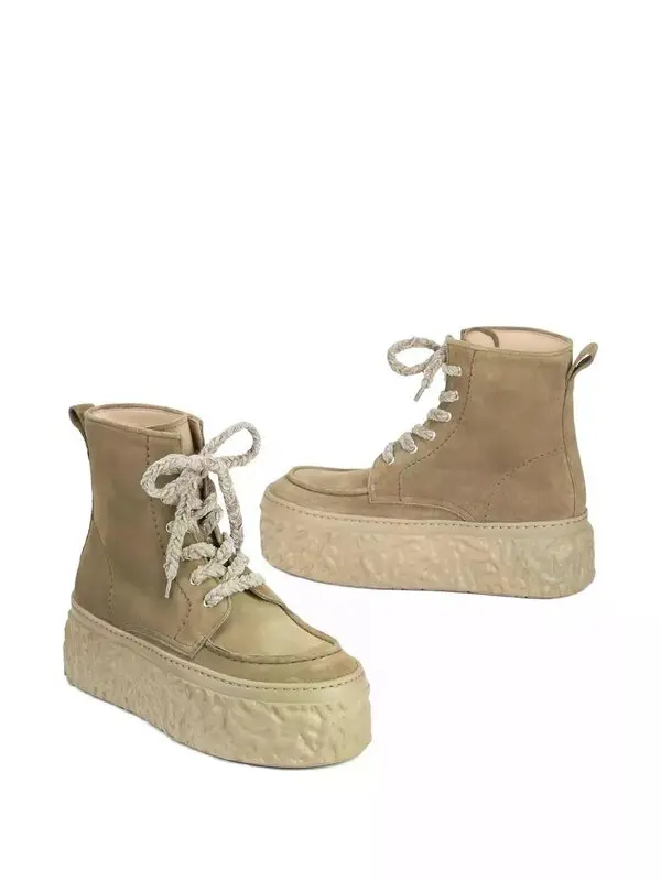 Agl Lace-up Platform Boots