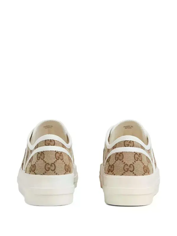 Gucci Gg Monogram Lace-up Sneakers