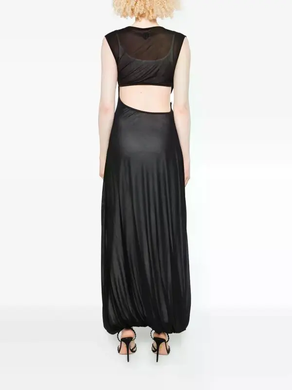 Christopher Esber Cut-out Draped Maxi Dress