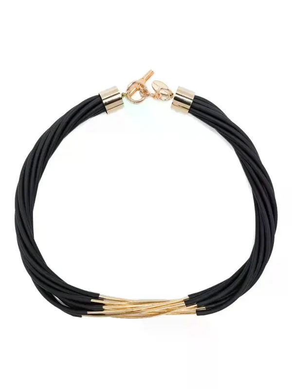 Liviana Conti Nayra Layered Necklace - Black