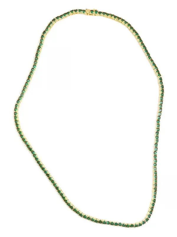 IZABEL DISPLAY Tennis Necklace - Green