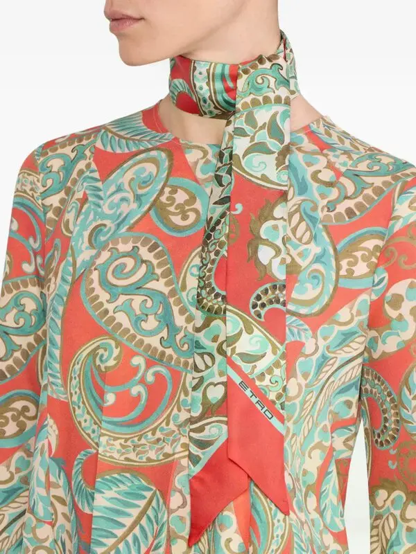 Etro Paisley Silk Scarf
