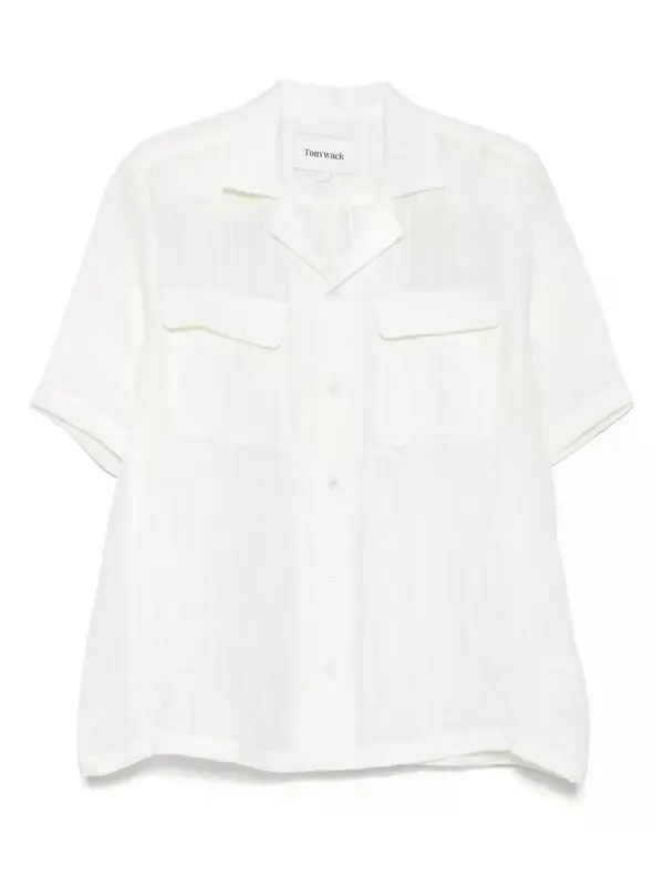 TONYWACK Linen Shirt - White
