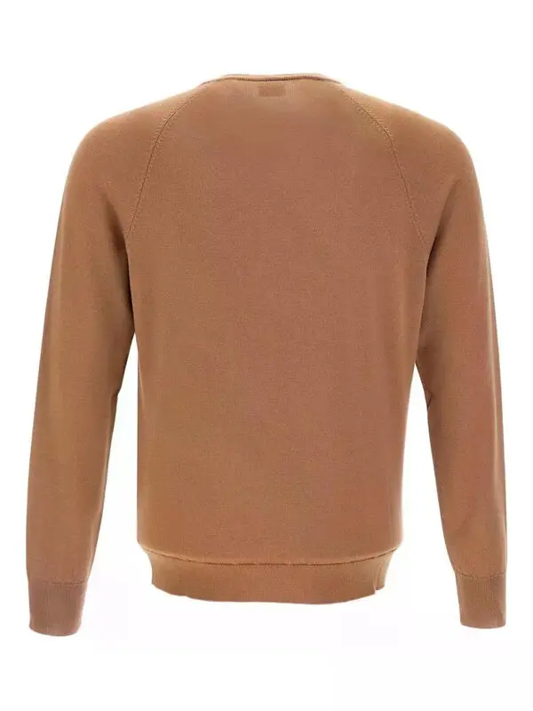 Eleventy Ribbed-hem Wool Sweater