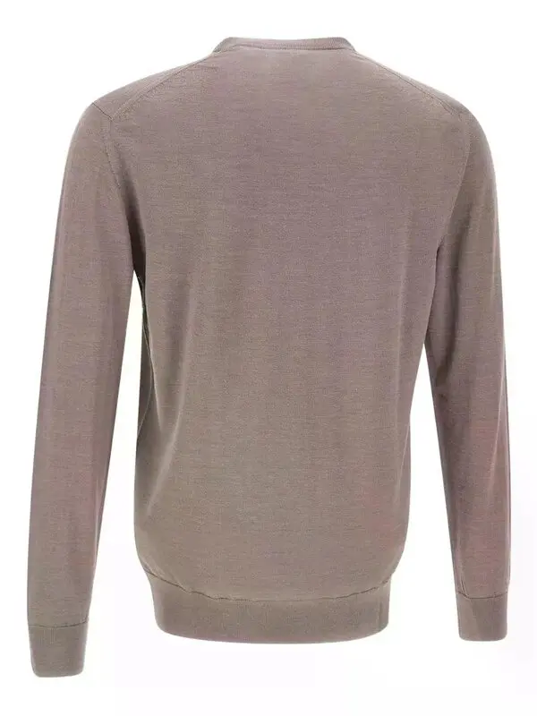 Eleventy Crew-neck Ribbed Sweater