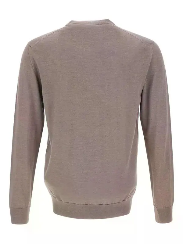 Eleventy Crew-neck Ribbed Sweater