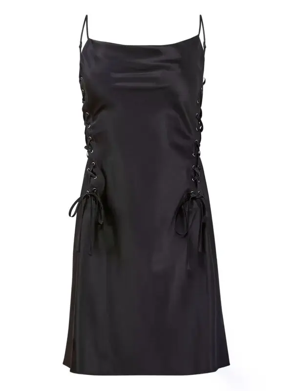 FLEUR DU MAL Ella Mini Dress - Black