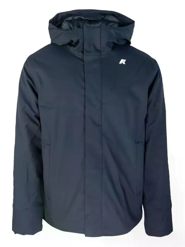 K-WAY Hooded Zip-front Jacket