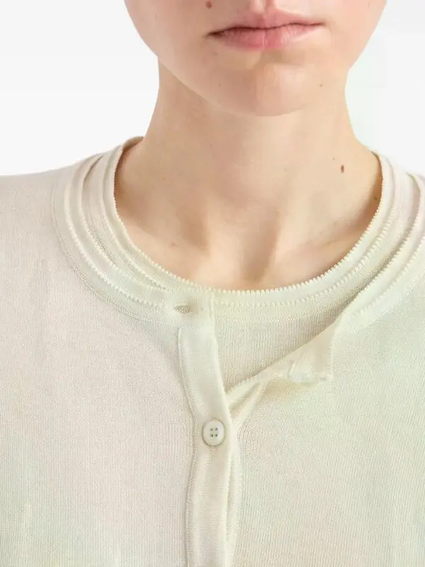 Prada Long-sleeves Button Cardigan