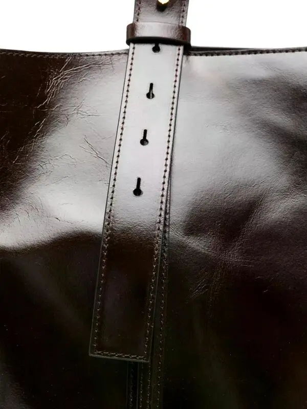 GOLDEN GOOSE Leather Tote Bag - Brown
