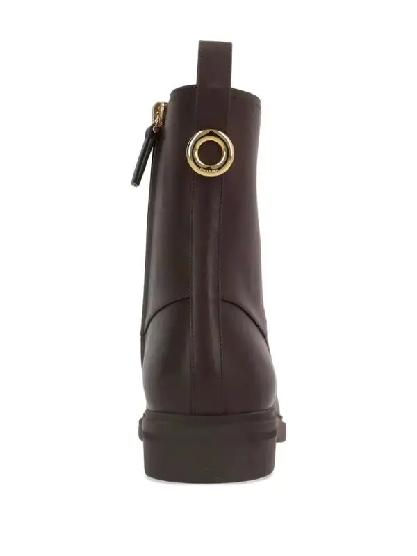 Loro Piana Leather Zip-fastening Ankle Boots - Brown