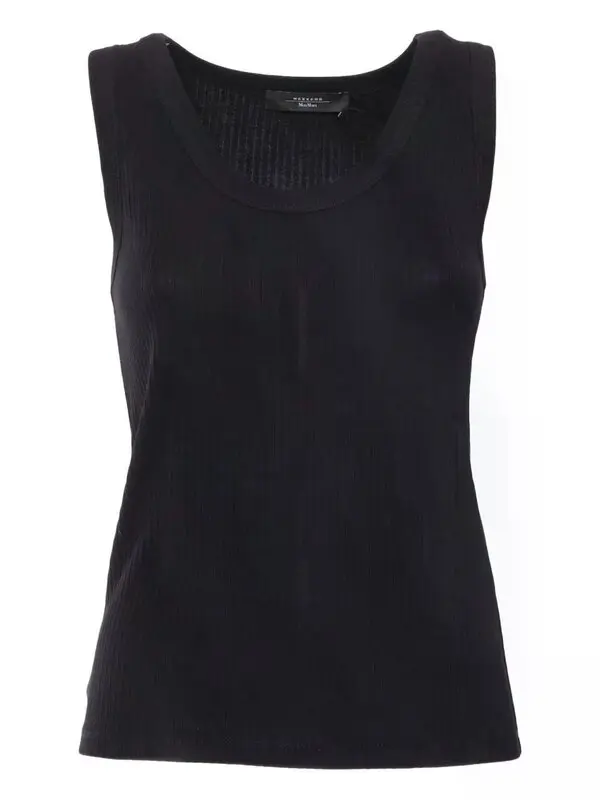 Max Mara Ribbed Cotton Tank Top