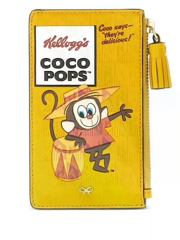 ANYA HINDMARCH X Kellog's Coco Pops Zip-around Cardholder - Yellow