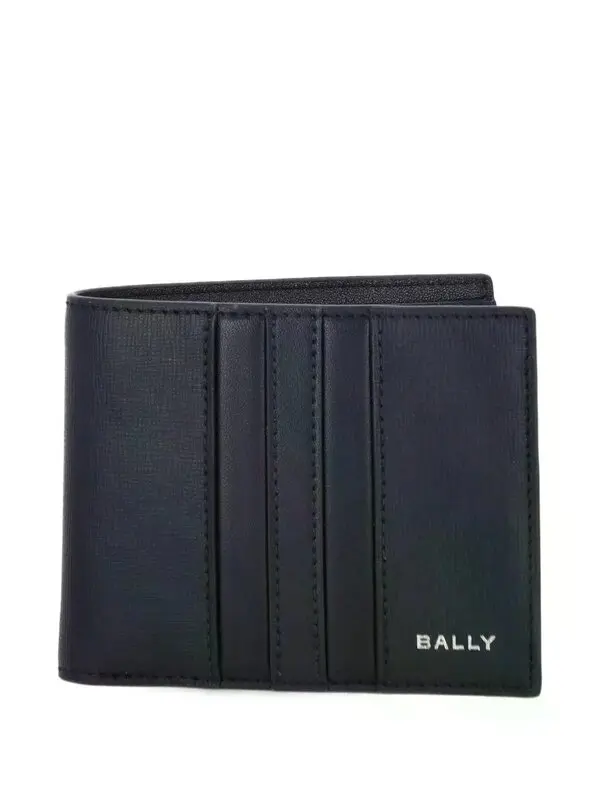 Bally Leather Embossed Wallet - Black