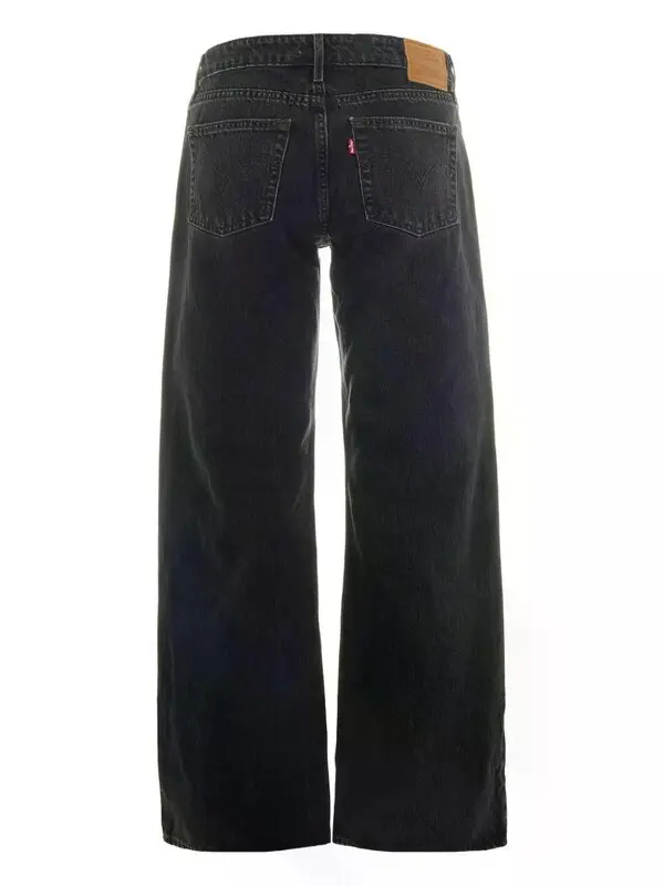 LEVI'S Low-rise Wide-leg Jeans - Black