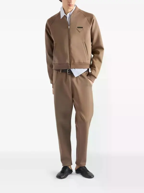 Prada Logo-patch Bomber Jacket