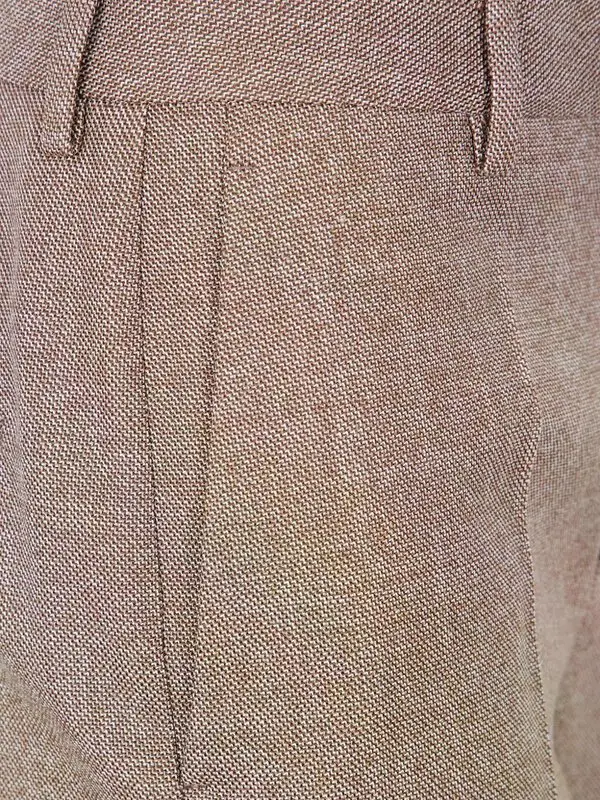 MAISON MARGIELA Textured Wool Tailored Trousers