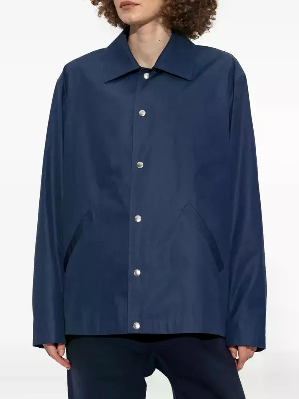 JIL SANDER Cotton Press-stud Shirt Jacket