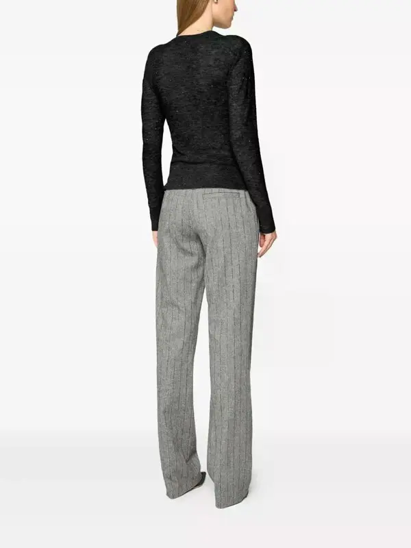 GENNY Crew-neck Long-sleeve Sweater