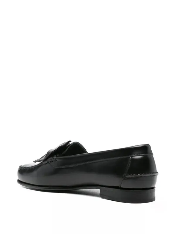 Hereu Bow-detail Loafers - Black
