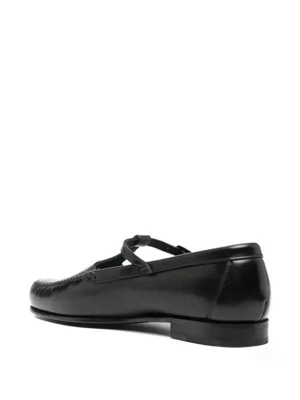 Hereu Buckle-detail Loafers - Black