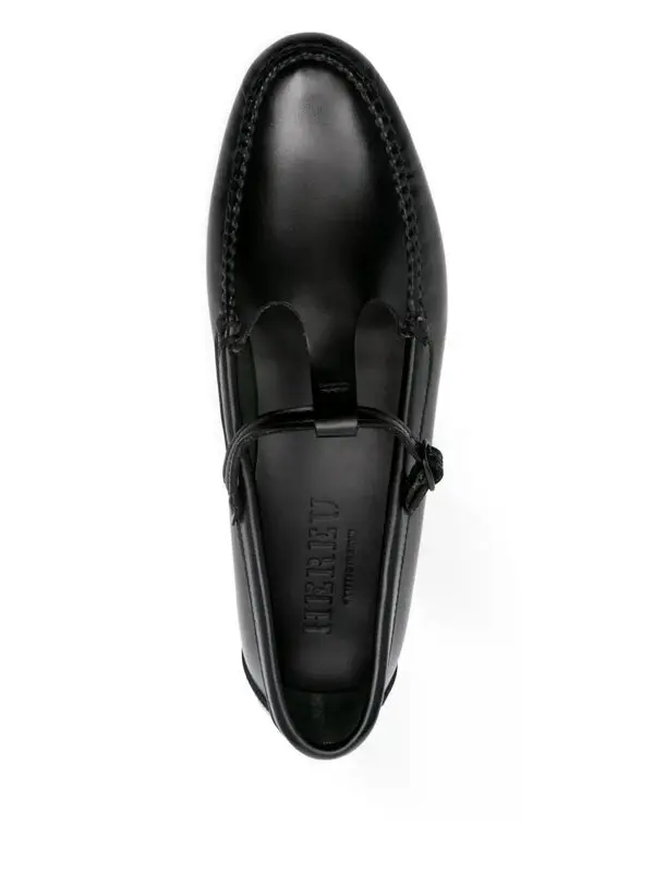 Hereu Buckle-detail Loafers - Black
