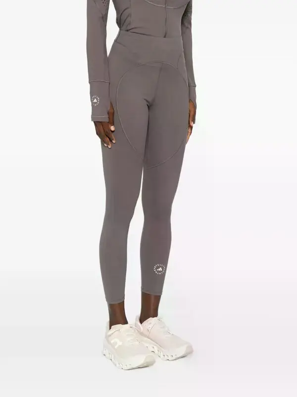 Adidas By Stella McCartney 7/8 Circular-panel Performance Leggings