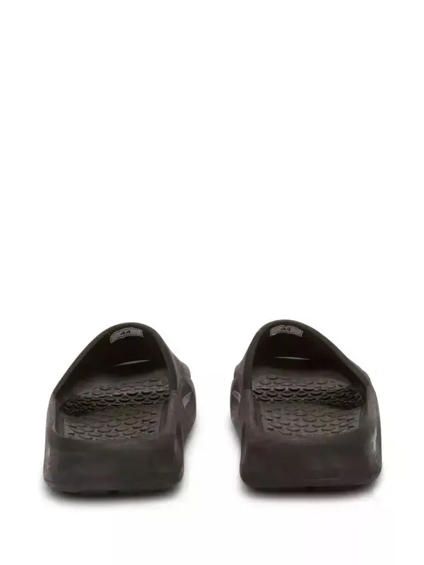 Heron Preston Moulded Flat Slides - Black