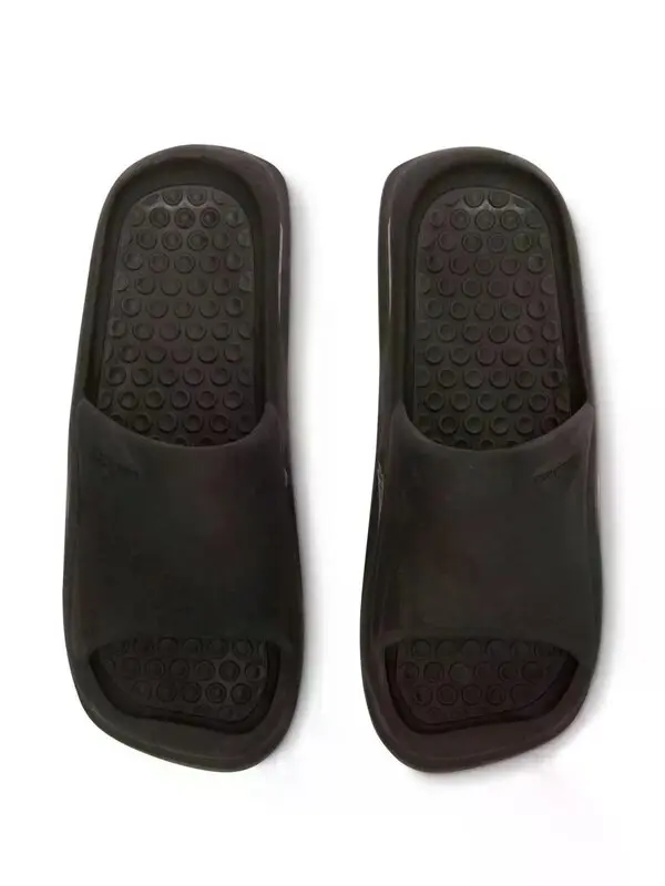 Heron Preston Moulded Flat Slides - Black