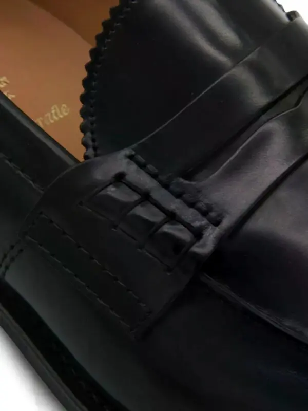 Church's Leather Penny Loafers - Black