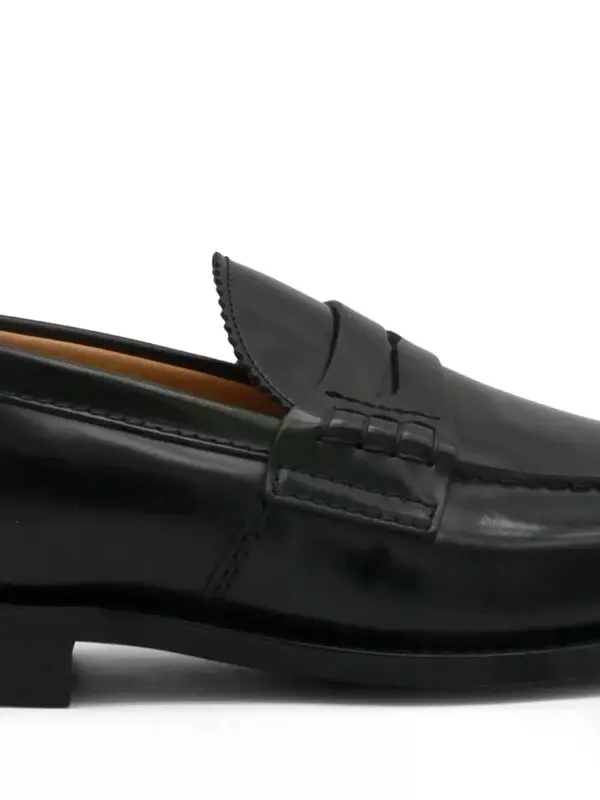 Church's Leather Penny Loafers - Black