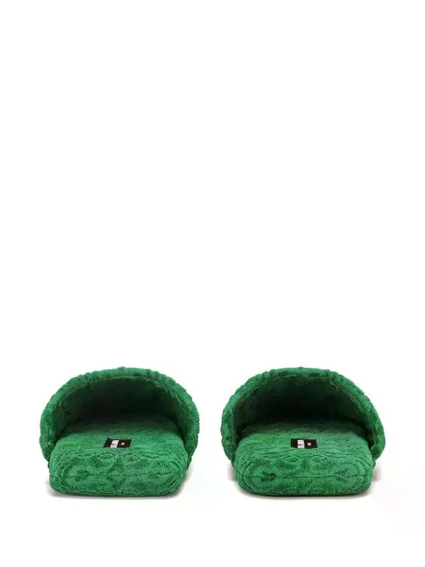 Dolce & Gabbana Jacquard Cotton Slippers