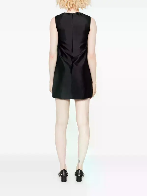 SELF-PORTRAIT Embellished-pocket Mini Dress