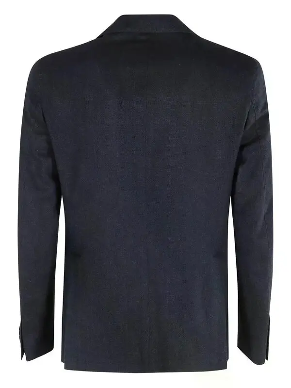 L.B.M. Cotton Patch-pocket Blazer - Blue