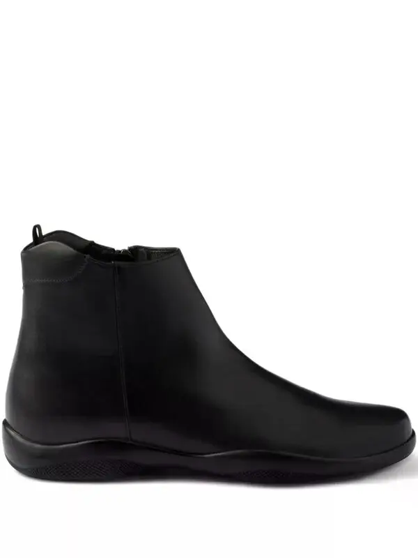 Prada Leather Ankle Boots