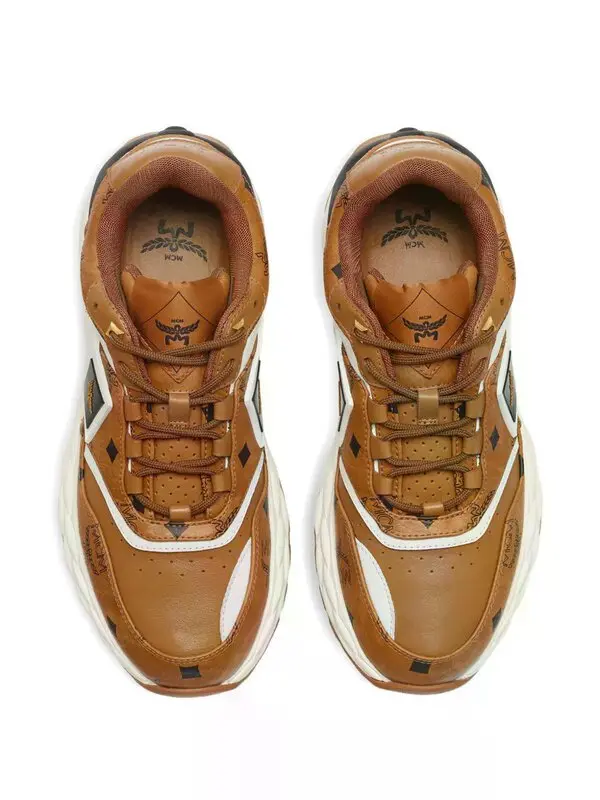 Mcm Skywander Logo Sneakers