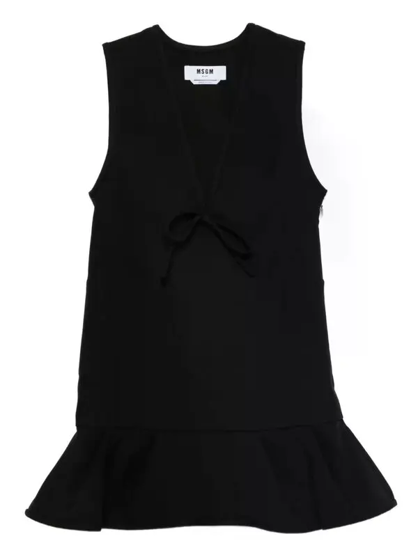 MSGM Bow-embellished Dress