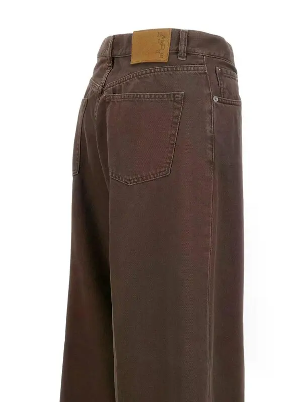 HAIKURE Leather-label Slouched Jeans