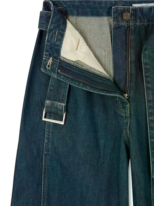 STUDIO TOMBOY Belted Panelled Trousers