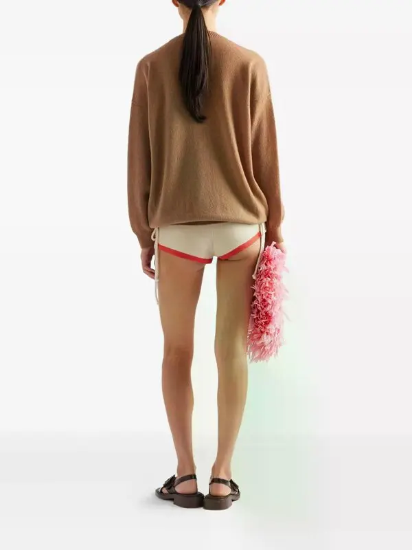 Prada Ribbed Cashmere Cardigan
