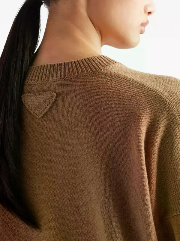 Prada Ribbed Cashmere Cardigan