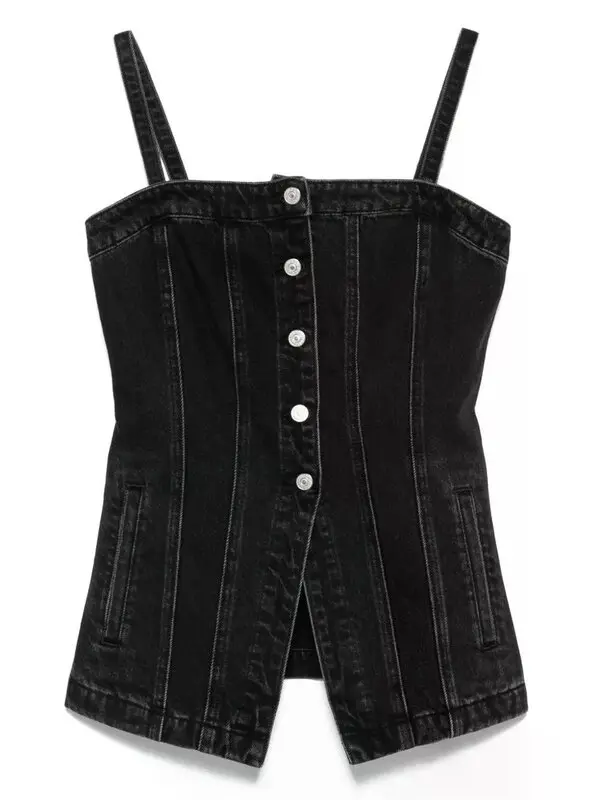 LEVI'S Button-front Denim Top