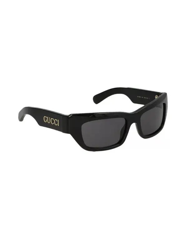 Gucci Rectangle-frame Sunglasses - Black