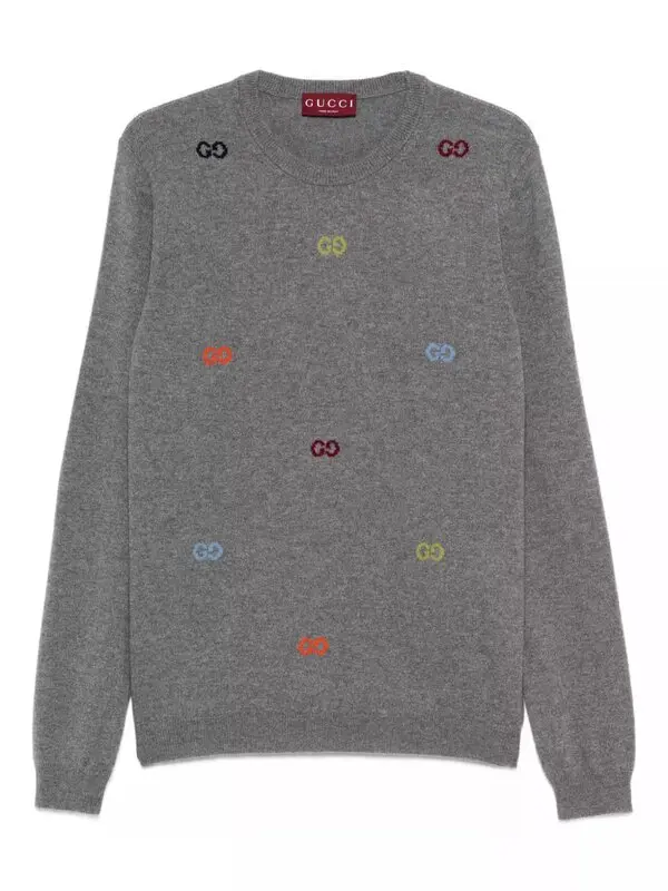 Gucci Embroidered Logo Sweater