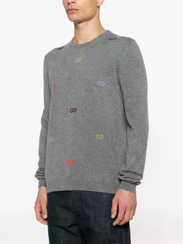 Gucci Embroidered Logo Sweater