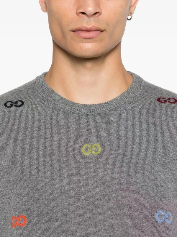 Gucci Embroidered Logo Sweater