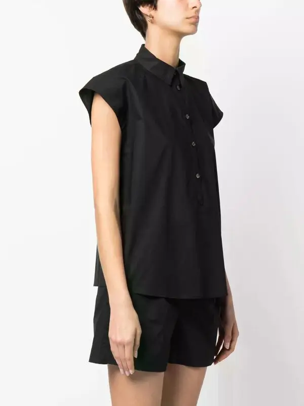 Woolrich Cotton Cap-sleeved Shirt