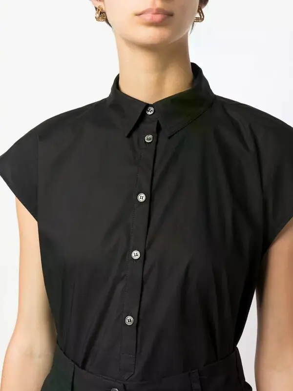 Woolrich Cotton Cap-sleeved Shirt