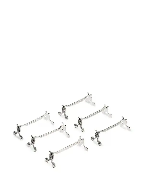 Christofle Louis Xiv Coquille Knife Rests - Silver